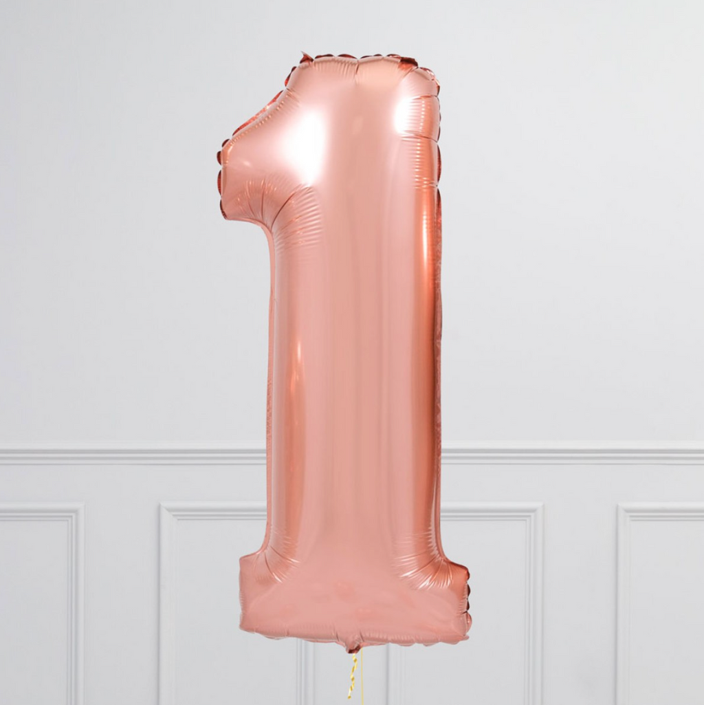 Rose Gold number balloons – balloons.de